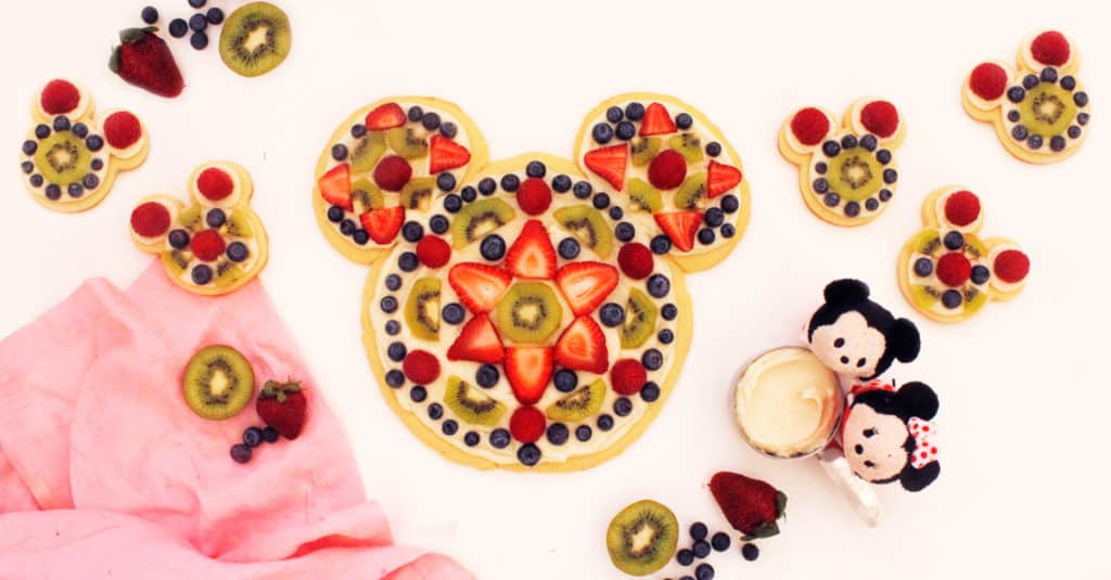 YUM! Mickey-Shaped Dessert Pizza Recipe | Disney Dining