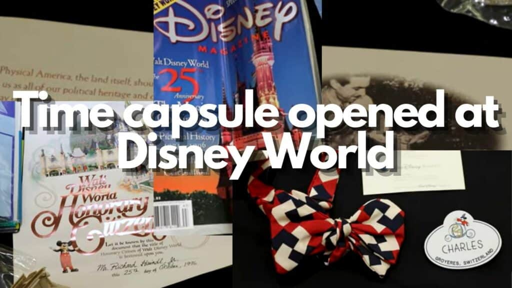 Just what did Cast Members find inside a time capsule buried last ...