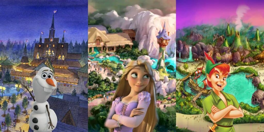 Disney Names New Lands, Featuring 'Frozen,’ ‘Tangled’ and ‘Peter Pan’