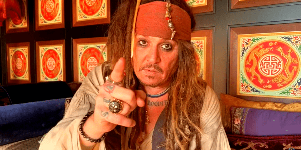 Actor Johnny Depp Steps Back into One of the Most Iconic Roles He's ...