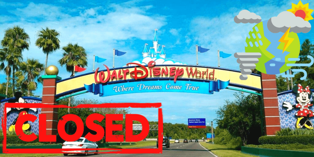 Walt Disney World Park Closed Today and Tomorrow Due to Weather ...