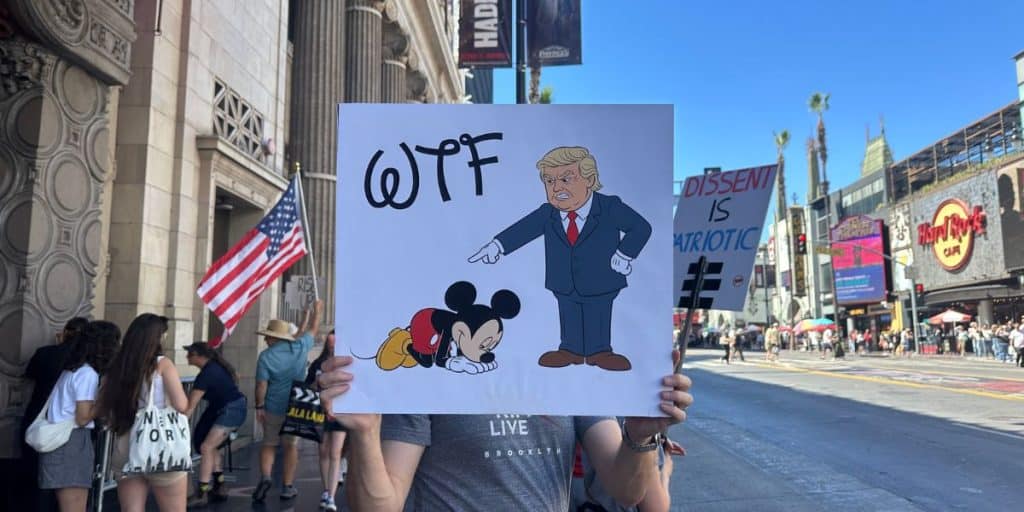 Disney Under Siege: Protesters Say Company ‘Betrayed America’ to Please ...