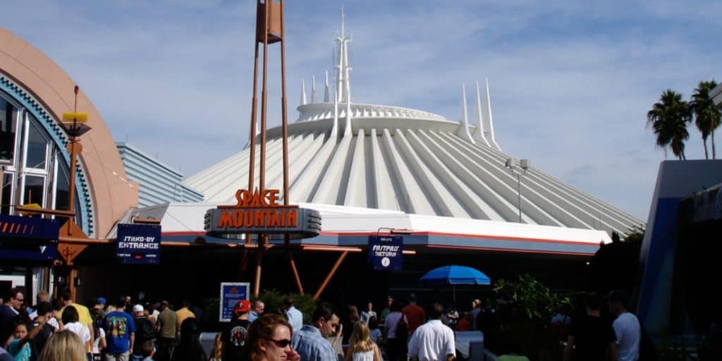 A Sudden Goodbye: Original Space Mountain Attraction Closed off at ...
